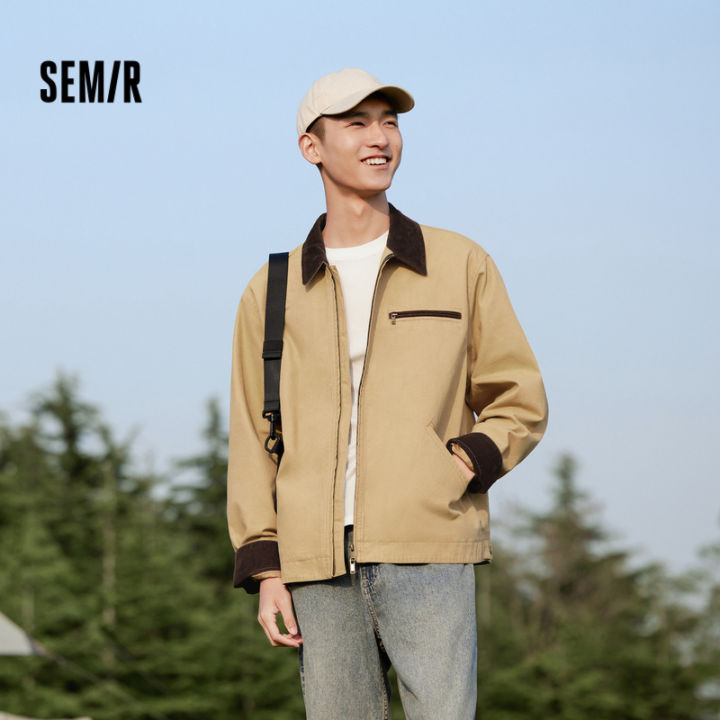 Semir Men'S Jacket For Autumn 2024 Featuring A Vintage Classic Detroit ...