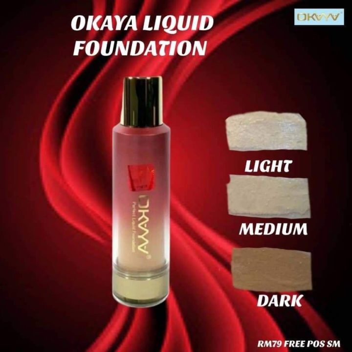 OKAYA LIQUID FOUNDATION | Lazada