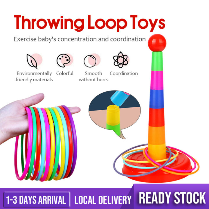 Throwing Ring Toy Ferrule Laminated Parent-child Interactive Game ...