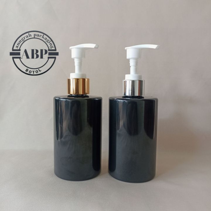 Botol Sabun cair 250 ml hitam glossy rf Tutup Pump Lotion / botol Pump 250 ml Aesthetic | Lazada ...