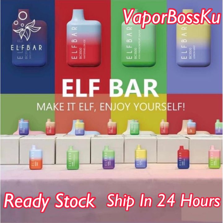 [Ready Stock] 100% Original ELF BAR 3000/1000 3000/1000Puffs (Type-C ...