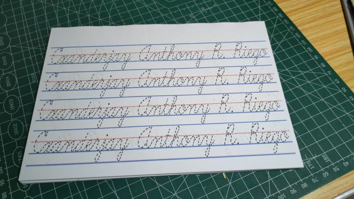 AVL's Customized Cursive Tracing pad | Lazada PH