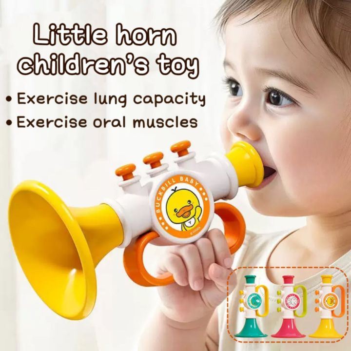 Duck Baby Trumpet Toy Kids Musical Toy Blowing Horn Early Educational ...