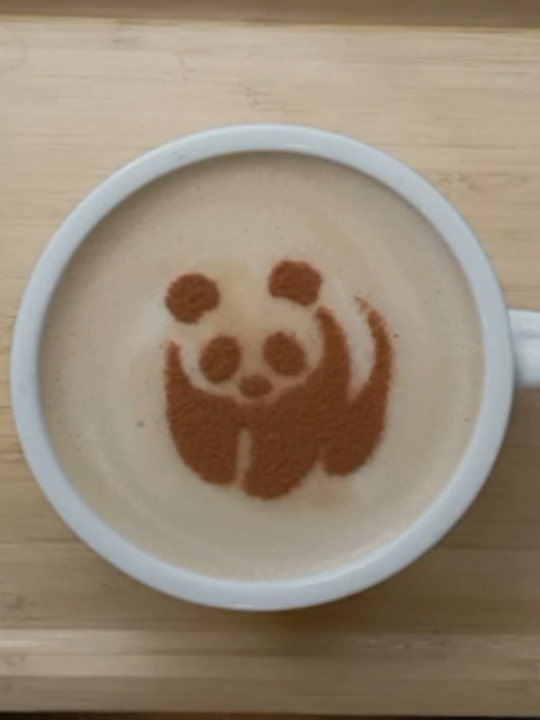 Coffee Latte Mold Cocoa Powder Dusting Powder Coffee Art Mould Milk-in ...