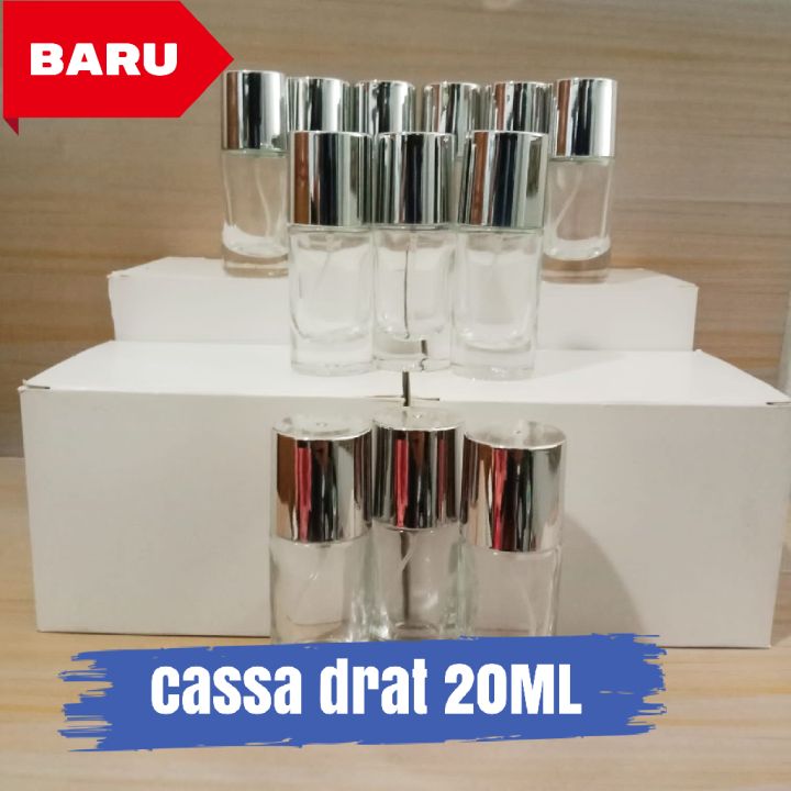 botol kosong casa drat paket 12pcs ukuran 20ML polos | Lazada Indonesia