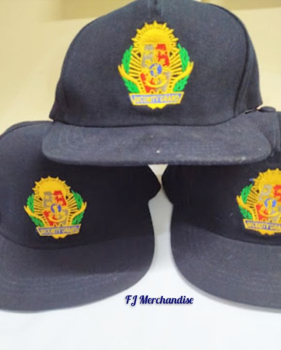 Bull cap with Security Logo Embroidered | Lazada PH