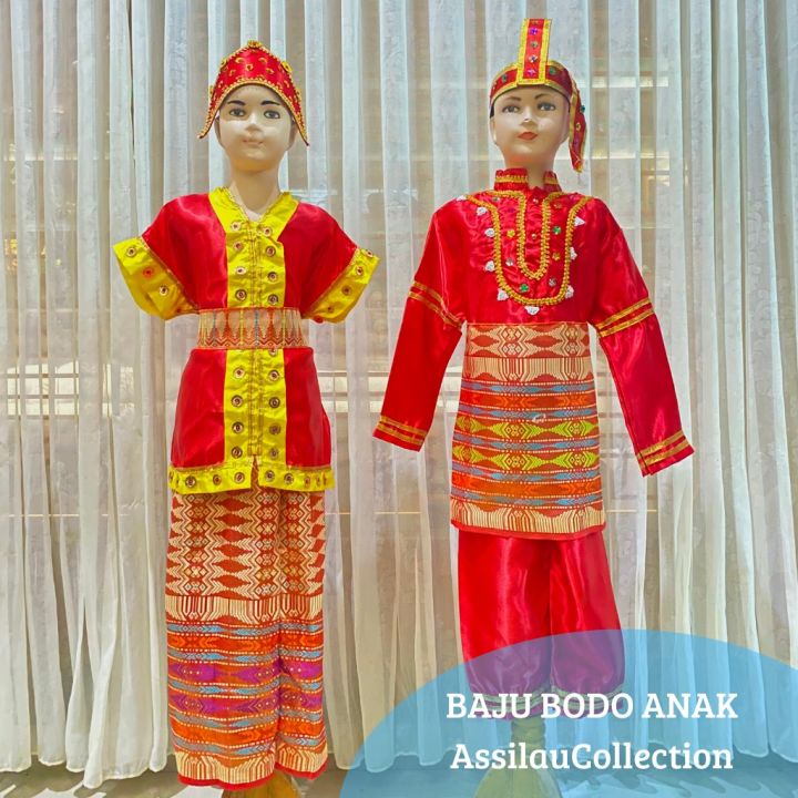 Baju Adat Bodho Sulawesi anak satuan | Lazada Indonesia