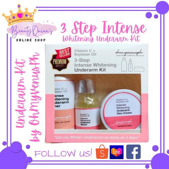 3 STEP INTENSE WHITENING UNDERARM KIT | Lazada PH
