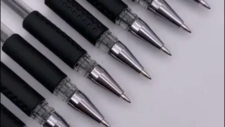 Wholesale 100 Pcs Ballpen Set Gel Pen Black Blue Red Ink Ball Pens 0.5 ...