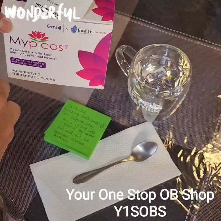 MYPICOS Myo-Inositol + Folic Acid Dietary Supplement Powder (1 Box of ...