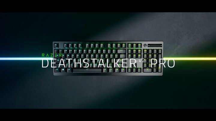 Razer DeathStalker V2 Pro Tenkeyless - Wireless Low Profile Optical ...