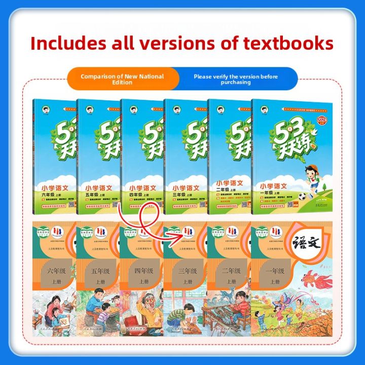 Synchronized Practice Book for Grades 1-6 Chinese Math English 2026 ...