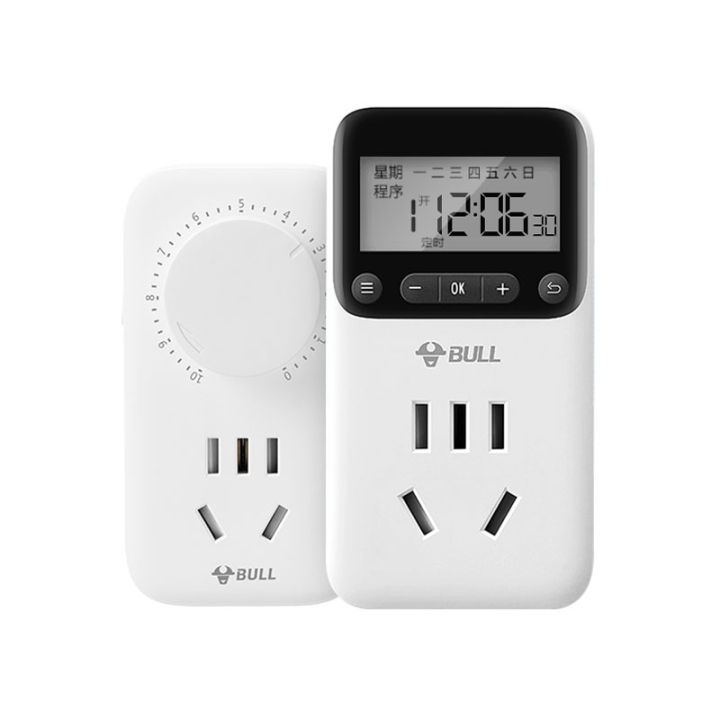Bull | Timer Socket with Auto Power Off, Loop Timing, Countdown and ...