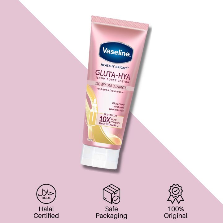 [ Dewy Radiance 200 ml ] Vaseline Healthy Bright Gluta Hyaluron ...