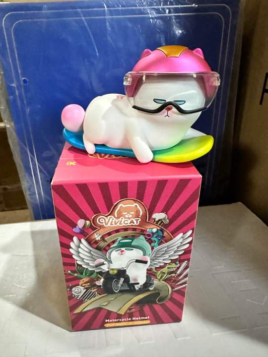 POP MART Vivicat Helmet series SKI Helmet Figure | Lazada PH