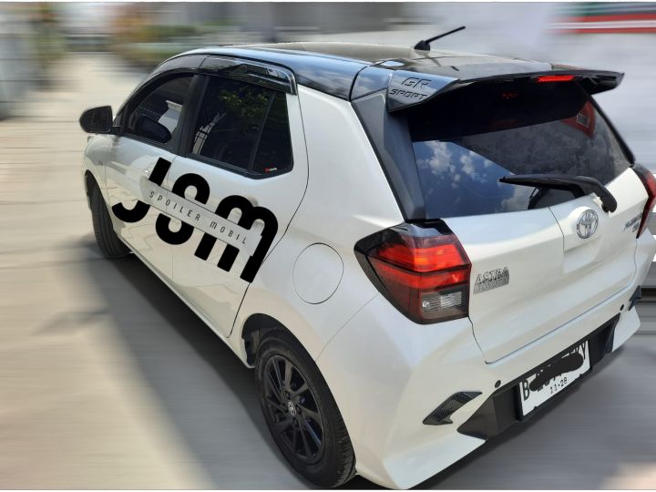 Spoiler Agya 2023 model GR Sport dengan Lampu LED | Lazada Indonesia