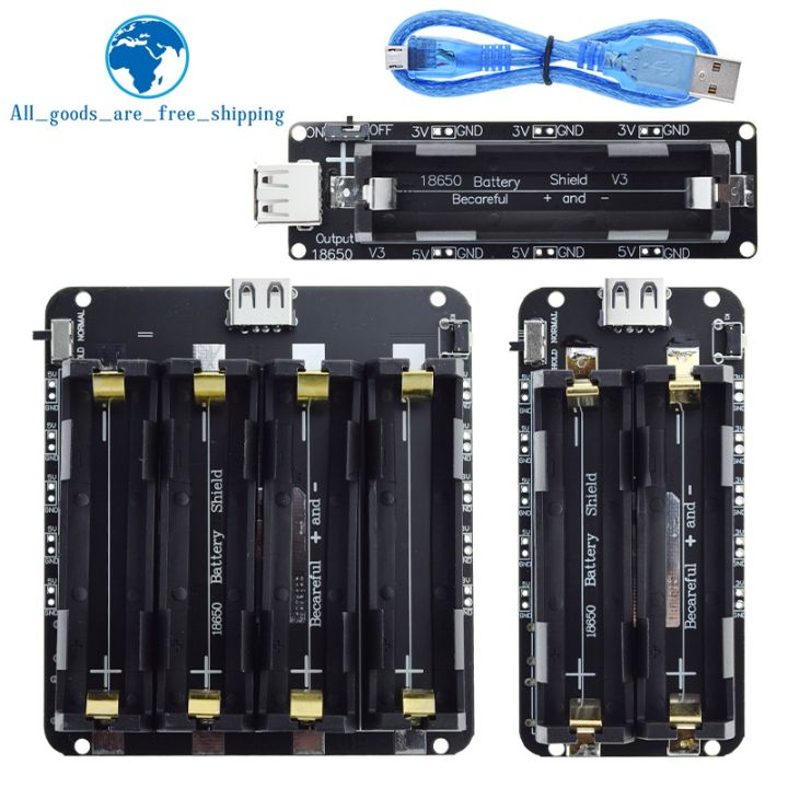 Two Voltage 18650 Lithium Battery Shield V8 Mobile Power Expansion