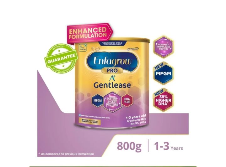 Enfagrow A+ Stage 3 Gentlease Baby Formula Milk Powder 360DHA+ , 1 to 3 ...