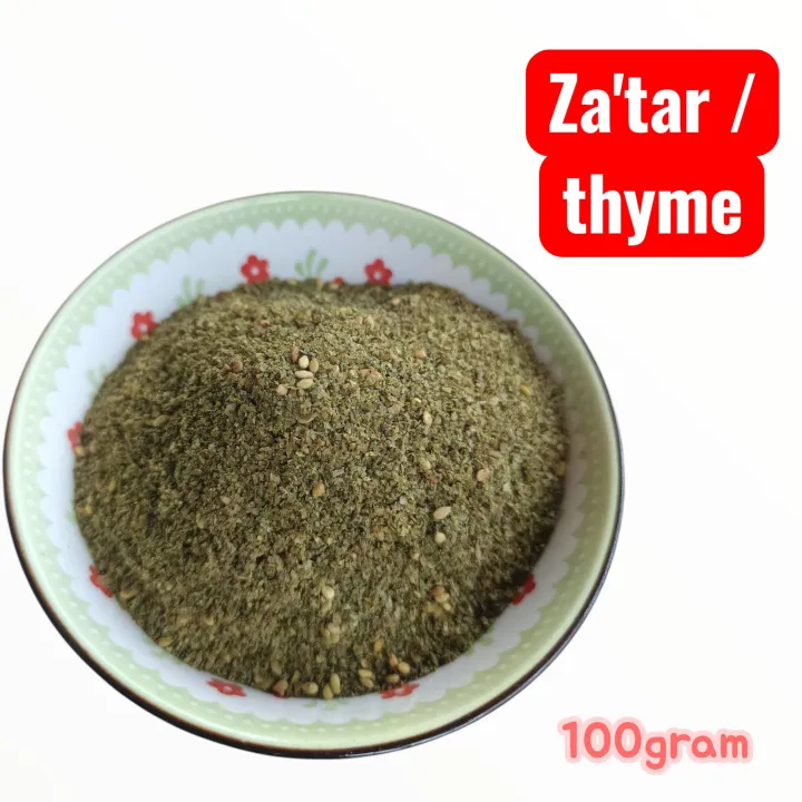 thyme / zatar 100 gram ( toping makanan khas arab) | Lazada Indonesia