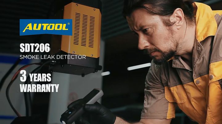 AUTOOL อัพเกรดเดิม SDT206 รถยนต์ควันรั่วตรวจจับท่อ EVAP สูญญากาศรั่วเครื่องมือวิเคราะห์ EVAP ท่อ ...