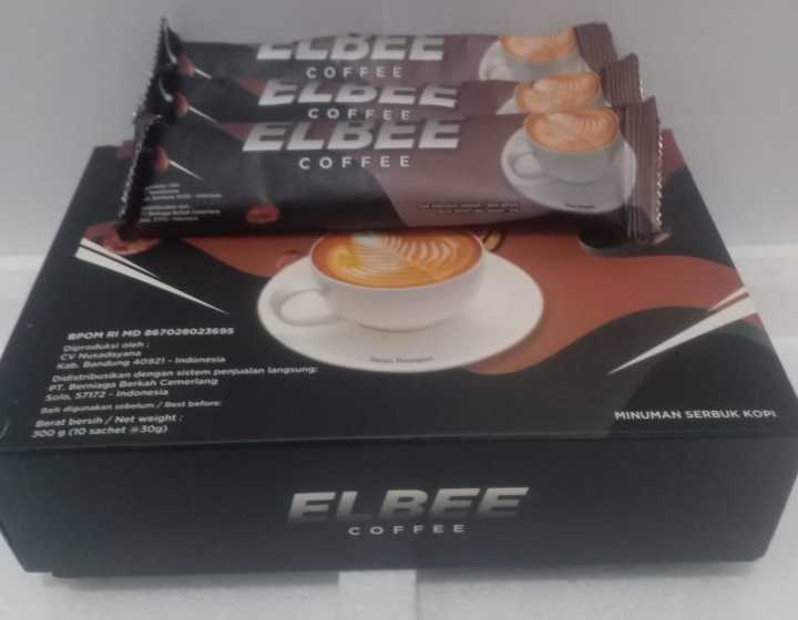 ELBEE COFFEE 1 BOX ISI 10 SACHET 300 GRAM ORIGINAL BBC | Lazada Indonesia