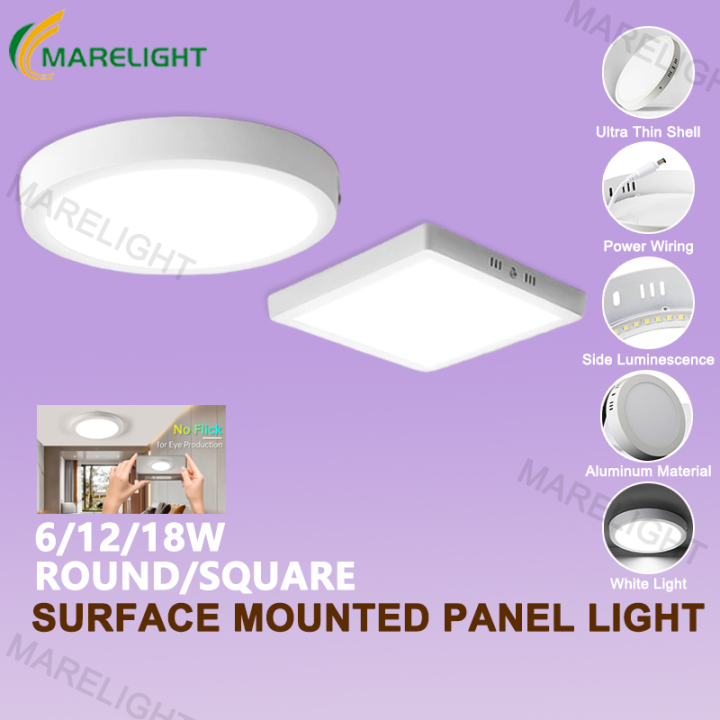 Surface Mounted Pin Light LED Ceiling Light 6W 12W 18W White Light ...