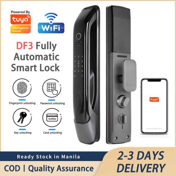 Biometric fingerprint lock for door wifi tuya smart door lock ...