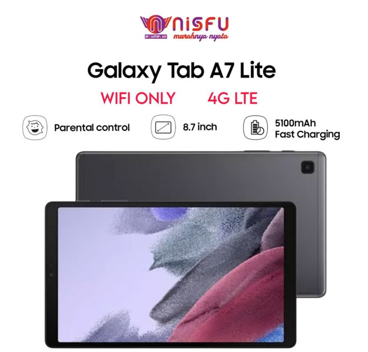 Samsung Tab A7 Lite 4G LTE / WIFI ONLY - GARANSI RESMI | Lazada Indonesia
