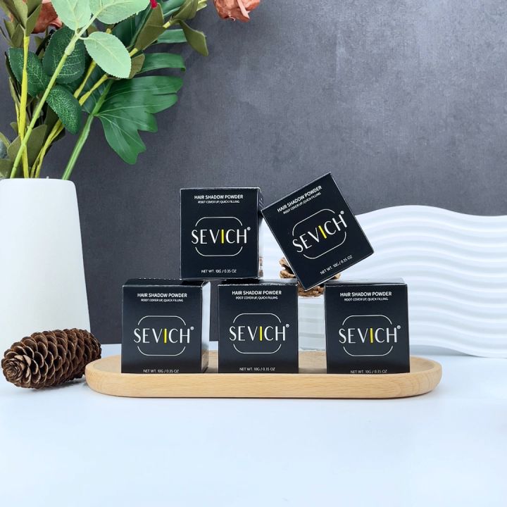 【อะไรใหม่】 SEVICH ผมเงา 10 กรัมครอบคลุมรากผมเต็มหน้าผาก | Lazada.co.th