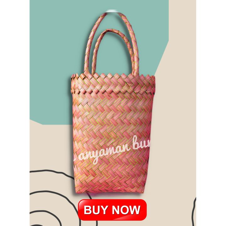 tas anyaman tinggi polos | Lazada Indonesia
