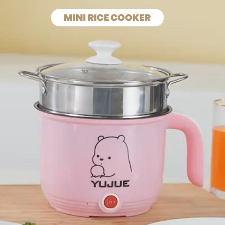 3 Pin Plug 1.8L Non Stick Cooker Mini Portable Mini Rice Cooker Periuk ...