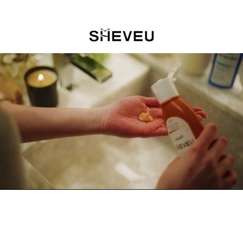 Sheveu Thickening Shampoo 200ml - For All Hair Types, Supports Healthy ...