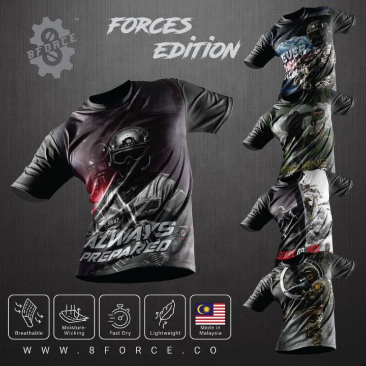Tactical Tshirt Sublimation Collection (READY STOCK) Microfiber Tshirt ...