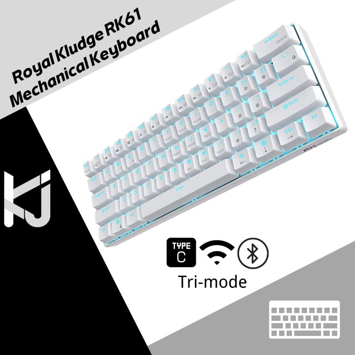 Royal Kludge RK61 60% Wireless Mechanical Keyboard Red Switches | Lazada