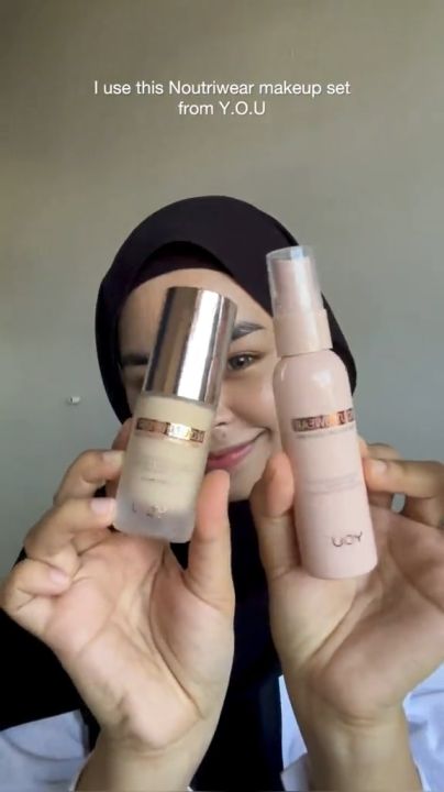 YOU Matte Finishing Duo Set | NoutriWear Liquid Foundation + Lock Mist ...