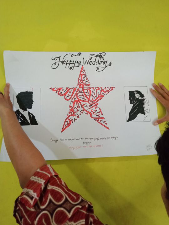 galeri dingding lukisan kaligrafi,,bisa request mau bentuk apa aja ...