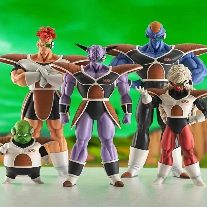 Anime Dragon Ball Z Ginyu Force Figure Jeice Ginyu Guldo Recoom Burter ...