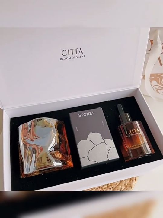 CITTA Bộ Tinh Dầu Khuếch Tán CRYSTAL STONE Tạo Hương Thư Giãn, Decor ...