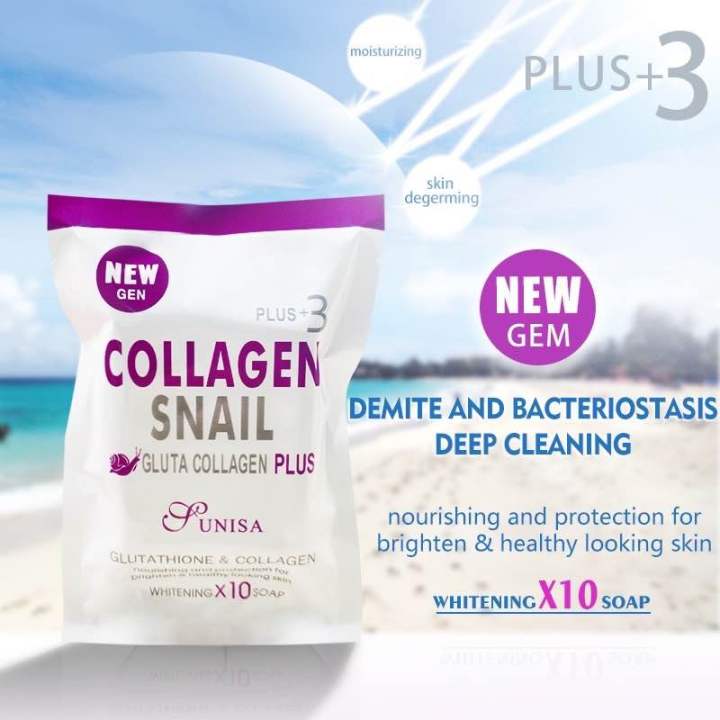 collagen snail white gluta Vitamin E Soap Whitening Collagen Soap ...