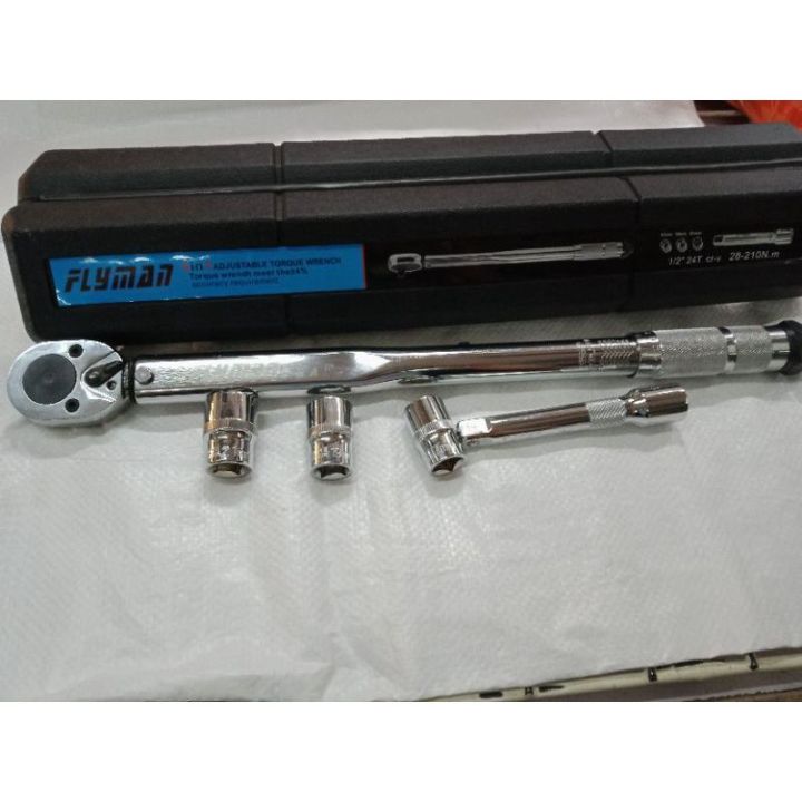 5in1 ADJUSTABLE TORQUE WRENCH 1/2 DRIVE FLYMAN TOOLS | Lazada PH