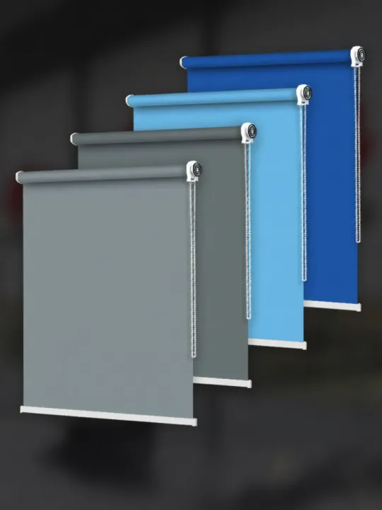 CHUNJI | No-Drilling Installation Sunlight Blocking Roller Blind ...