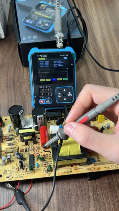 Digital Oscilloscope 3 in 1 Transistor Tester Handheld FNIRSI DSO-TC3 ...
