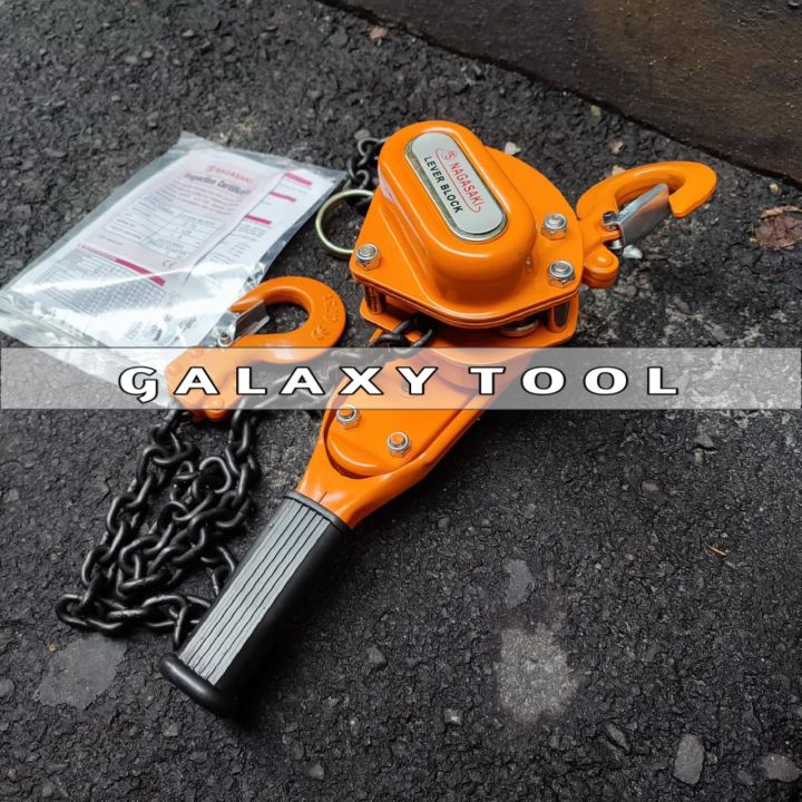 Lever Block 1.5 Ton x 1.5 Meter Nagasaki Takel. Manual Original Japan ...