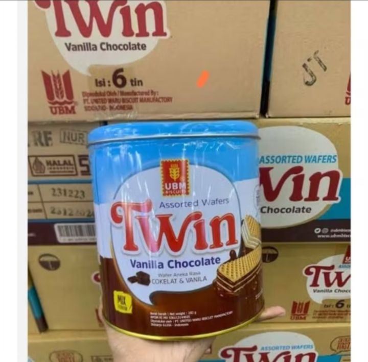 Wafer ubm twin chocolate vanila 230gr | Lazada Indonesia