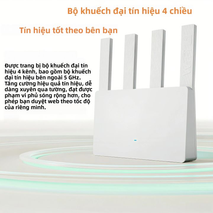 Bộ Định Tuyến Xiaomi AX3000E WiFi6 Tốc Độ Không Dây 3000M, Bộ Khuếch ...