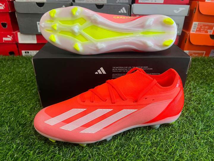 สตั๊ด รองเท้าฟุตบอล Adidas X Crazyfast pro fg รองท๊อป | Lazada.co.th