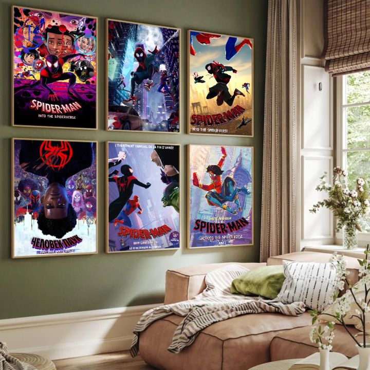 S-Spider-Man Across S-Spider-Verse Poster Posters Sticky HD Quality ...