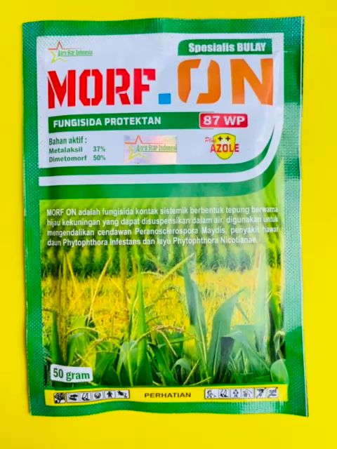 Fungisida Protektan Spesialis Bulay Jagung MORF.ON 87WP isi 50gram ...