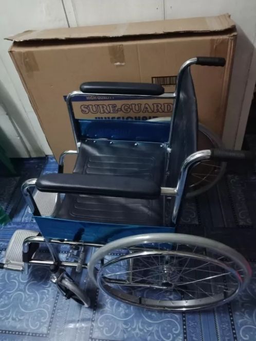 SURE-GUARD Foldable Wheelchair High-Quality/Durable | Lazada PH