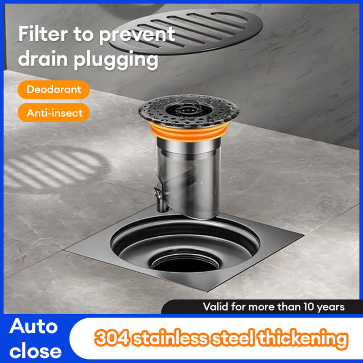 KOLIKOLI 304 Stainless Steel Floor Drain Core Anti-odor Anti-insect ...